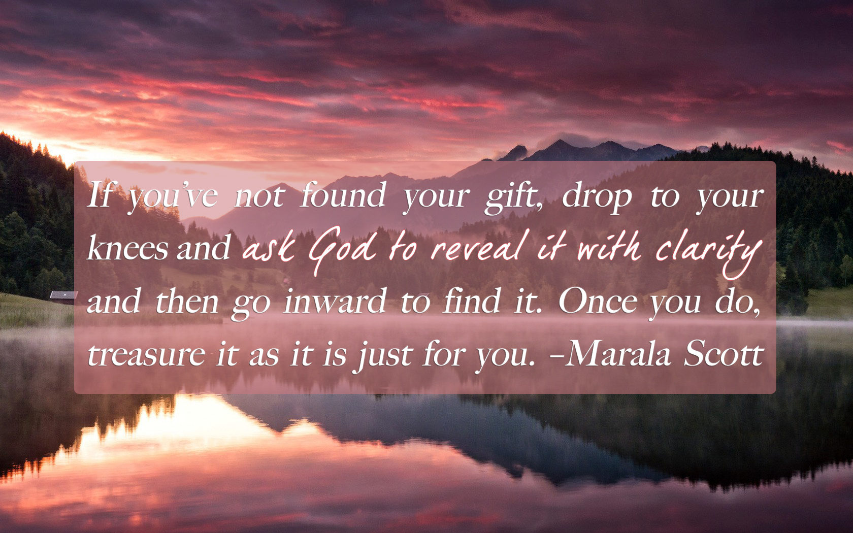 Do You Know What Your Gift Is? – Your Words of Inspiration